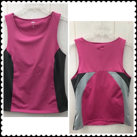 GAP | Tops | 2 Gapbody Sports Tank Tops Blue Pink Medium | Poshmark